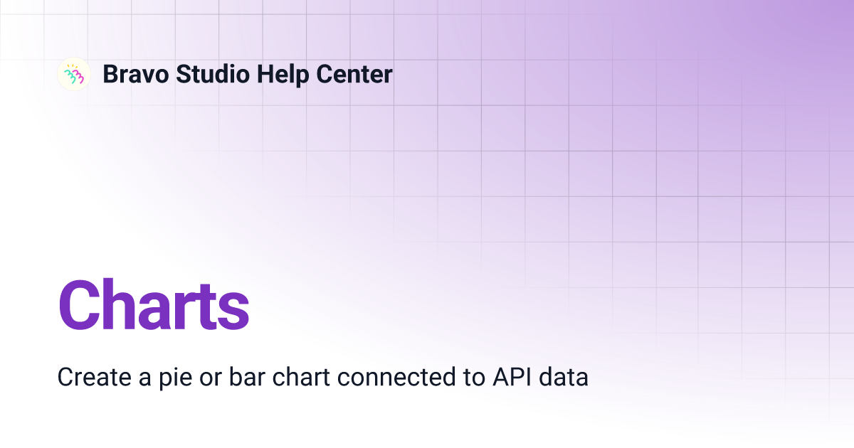 Charts | Bravo Studio Help Center